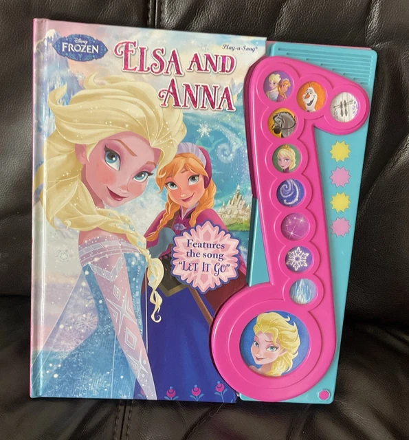 DISNEY FROZEN: LARGE Elsa and Anna, Music & Light Book, Hardback, Story ...