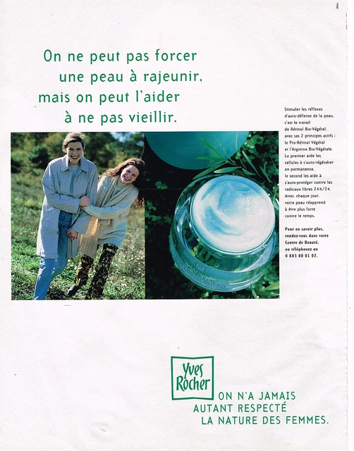 PUBLICITE ADVERTISING 064 1998 YVES ROCHER cosmétiques EUR 3,00 ... PUBLICITE ADVERTISING 064 1998 YVES ROCHER cosmétiques EUR 3,00 ...