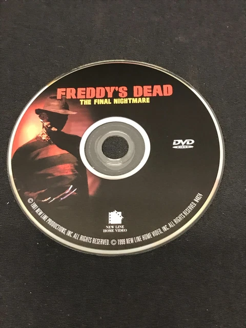 A NIGHTMARE ON Elm Street Freddy's Dead - DVD Disc Only - Replacement ...