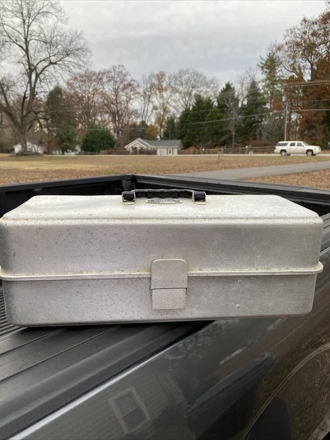 VINTAGE UMCO 3 Drawer Tackle Box Model # 173 Aluminum Made Usa $54.99 ...