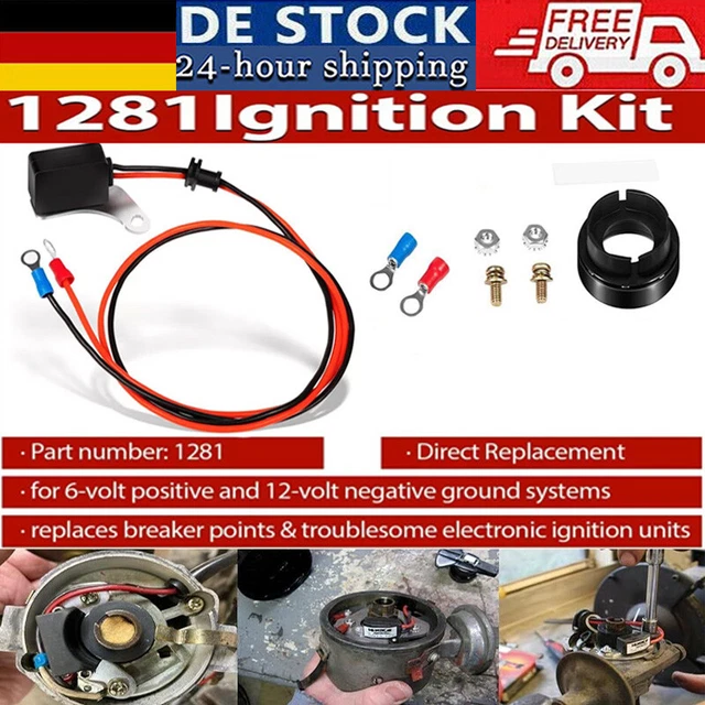 FOR FORD V8 Pertronix 1281 Ignition Points-to-Electronic Conversion Kit ...