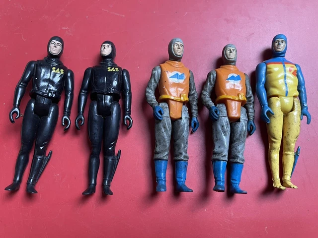 LOT 5 FIGURINES Figure Action Force Gi-Joe Palitoy EUR 15,00 - PicClick FR