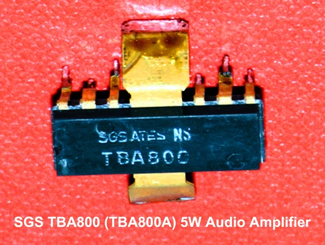 TBA 800 TBA800A Audio-Leistungsverstärker NF-Verstärker Endstufe 5W ...