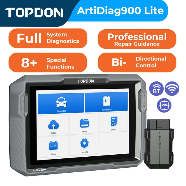 TOPDON AD900 LITE OBD2 Scanner Diagnostic Tool Bidirectional Full ...