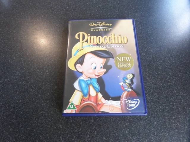PINOCCHIO DVD DISNEY Classic Special Edition In Like New Condition L@@K ...
