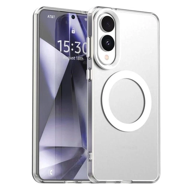 POUR SAMSUNG GALAXY S25 Edge 5G Candy Magsafe PC hybride TPU étui pour ...