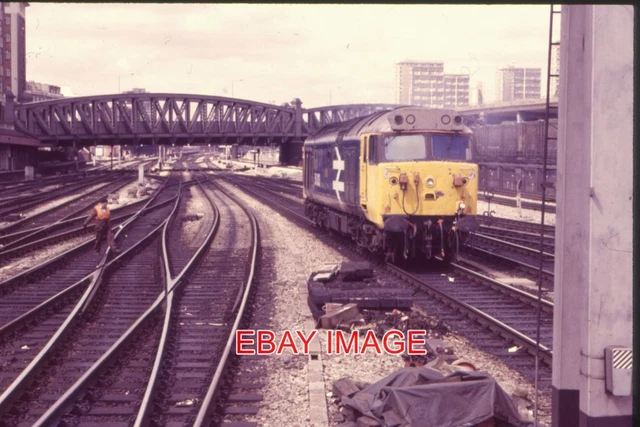 ORIGINAL 35MM SLIDE CLASS 50 LOCO NO 50013 AT PADDINGTON 8/87 (2) £2.75 ...