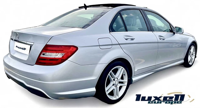ENHANCE ELEGANCE CHROME Window Strips Trim 4 Pcs for Mercedes C Class ...