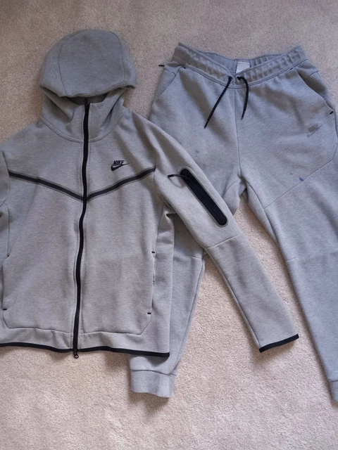 NIKE TECH FLEECE Hoodie - Grey (3Rd Gen - Old Season) £85.00 - PicClick UK