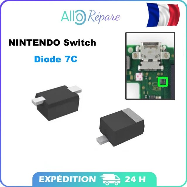 NINTENDO SWITCH 7C petite Diode IC carte mère Nintendo Switch EUR 9,45 ...