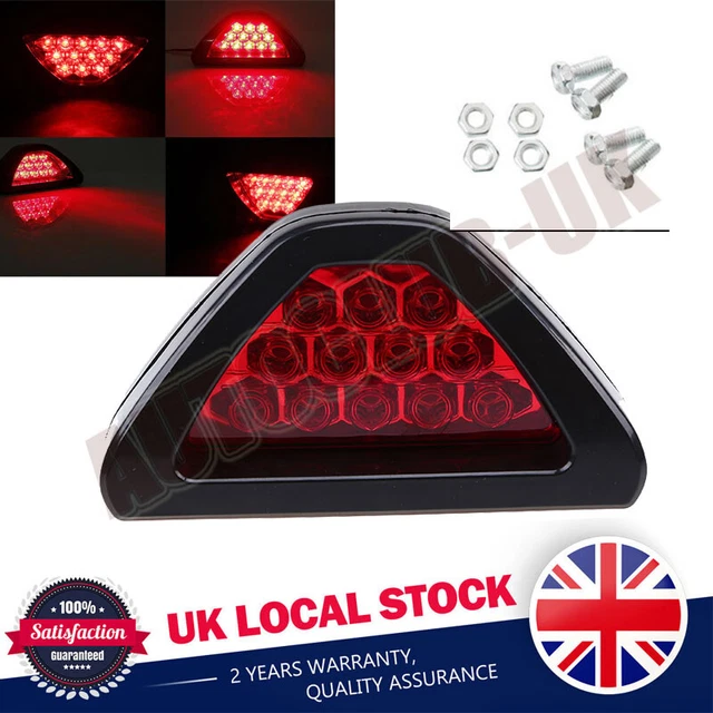 F1 STYLE RED Car Auto DRL LED Tail Stop Fog Brake Flash Strobe Light Lamp Truck £6.87 - PicClick UK