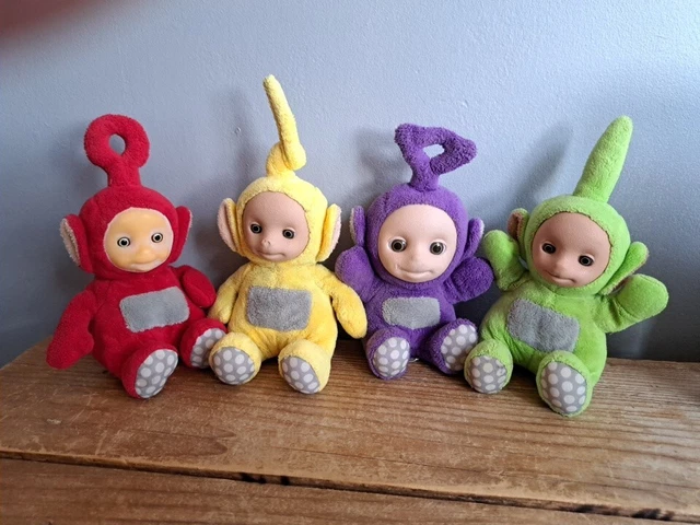 TELETUBBIES BEANIES TELETUBBY Plush Bundle Tinky Winky, Dipsy, Laa Laa ...