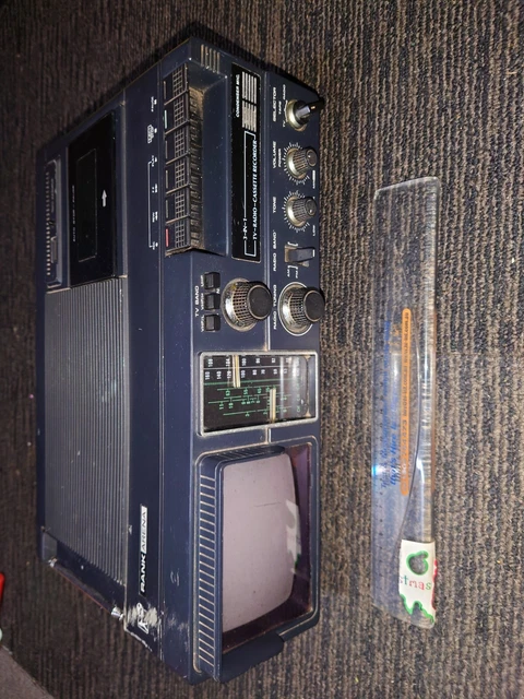 VINTAGE RANK ARENA 3-IN-1 TV Radio Cassette Recorder Player Model AO ...