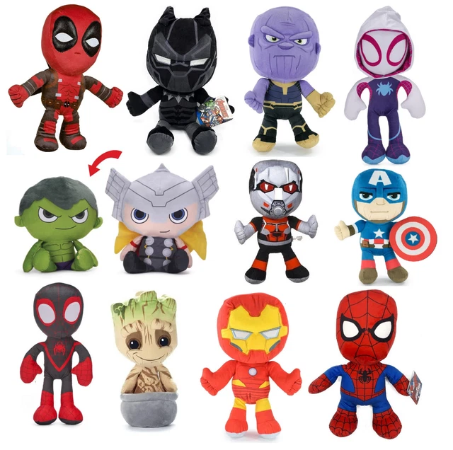 NEW OFFICIAL 10& 12" Marvel Avengers Plush Soft Toy End Game Spiderman ...