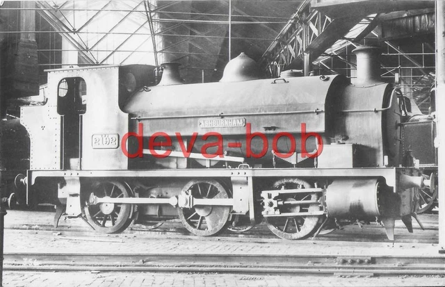 RAILWAY PHOTO GWR 2192 Ashburnham Llanelly Shed 1936 BPGVR 0-6-0ST Loco ...