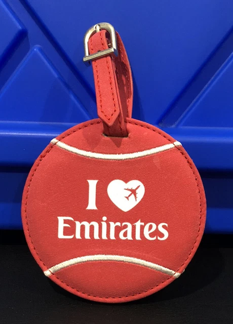 EMIRATES AIRLINES 'I Love Emirates' Australian Open Tennis Ball Bag Tag ...