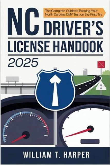 NC DRIVER'S LICENSE Handbook 2025: The Complete Guide to Passing Your North C... £17.95 ...
