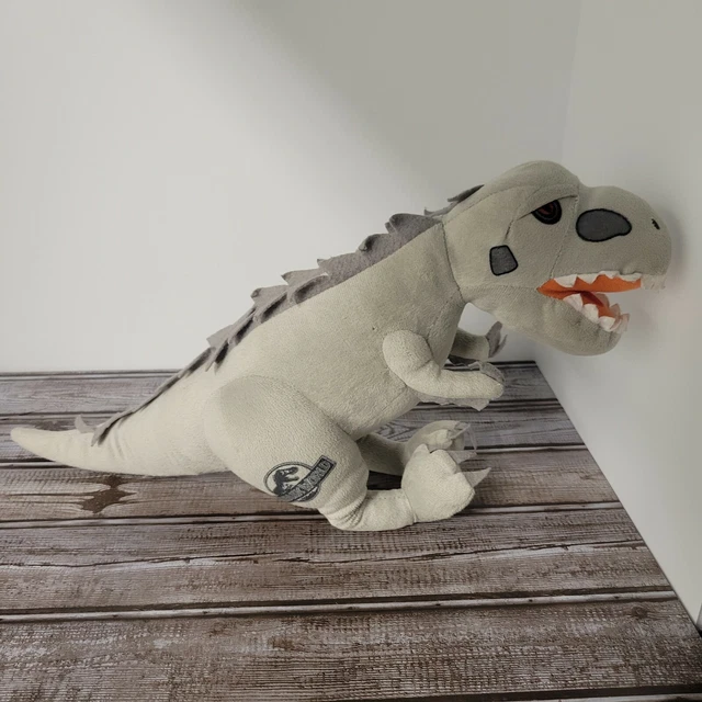 JURASSIC WORLD PARK Plush Dinosaur Gray Indominus T Rex Toy Stuffed ...