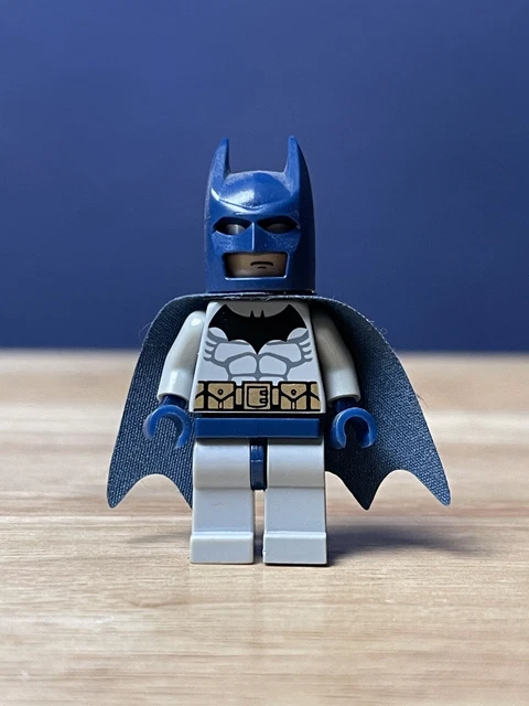 LEGO BATMAN GRIS clair bleu foncé figurine Bat022 de 7787 7786 rare ...