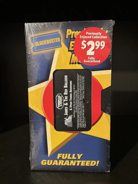 RARE VHS THOMAS & Friends « James & The Red Balloon » blockbuster EUR ...