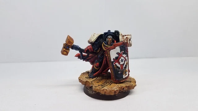 WARHAMMER 40K SPACE MARINES TERMINATOR CAPTAIN KITBASH model built ...