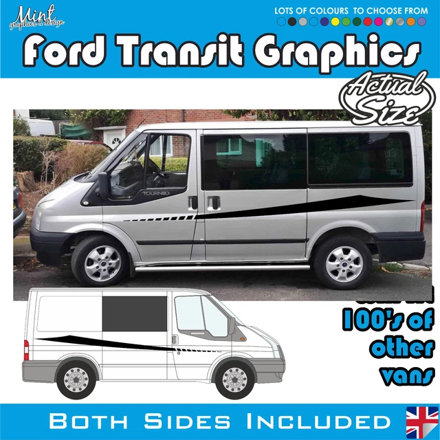 FORD TRANSIT MK7 MWB compatible CAMPER van Motorhome GRAPHICS DECALS ...