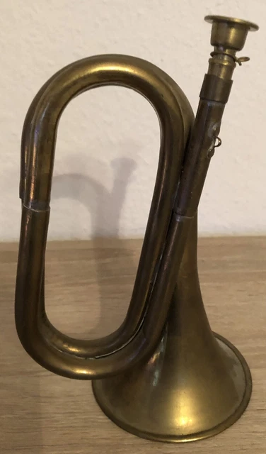 SEHR ALTES MESSING Blashorn im Original Top !!!!!! EUR 60,00 - PicClick DE