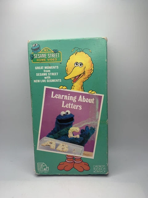 SESAME STREET LEARNING About Letters VHS Home Video Time Life Video £4. ...