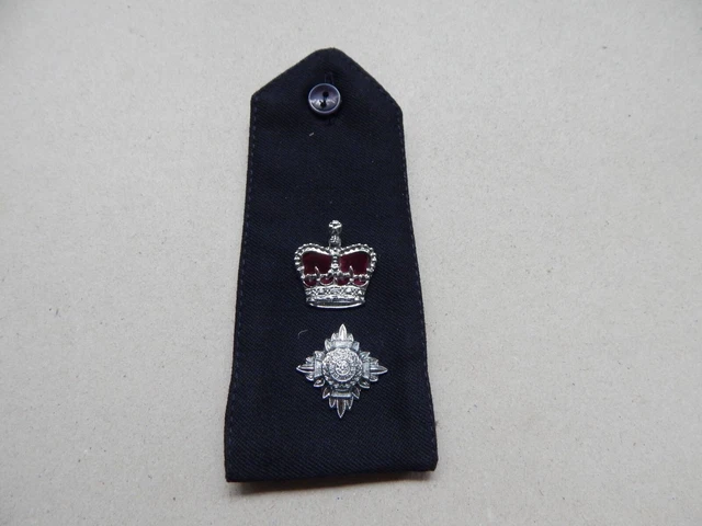 OBSOLETE BRITISH POLICE Chief Superintendent Rank Epaulette Badge Q/C ...