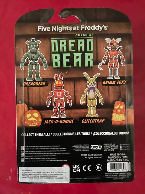 FIVE NIGHTS AT Freddy's Grimm Foxy Dreadbear Action Figure Fnaf ...