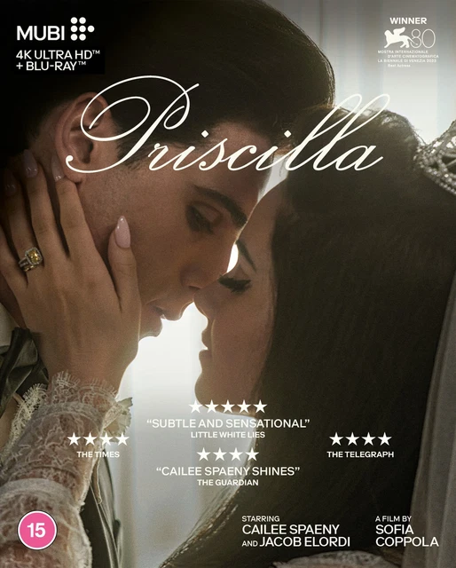 PRISCILLA (4K UHD Blu-ray) Rodrigo Fernandez-Stoll Lynne Griffin Cailee ...