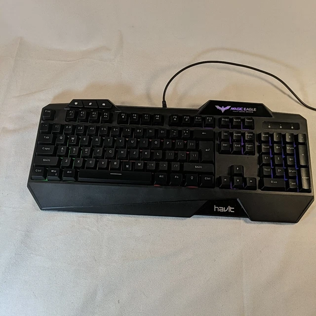 MAGIC EAGLE HAVIT Game Series Multi-Function Backlit Keyboard HV-KB392L ...