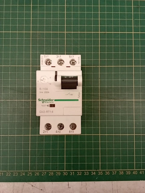 DISJONCTEUR MOTEUR SCHNEIDER Electric TeSys GV2RT14 , 6-10A / NEUF EUR ...