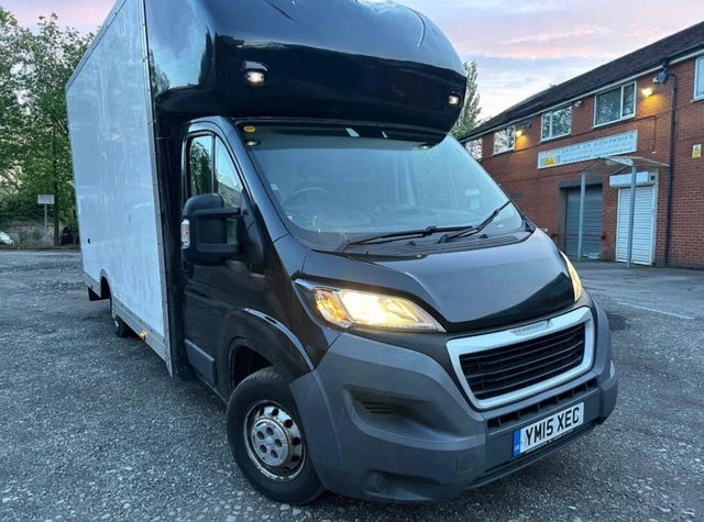 2015 (15) PEUGEOT Boxer 2.2HDI Luton (Low Loader) Van **MAXI-MOVER 3.3M ...