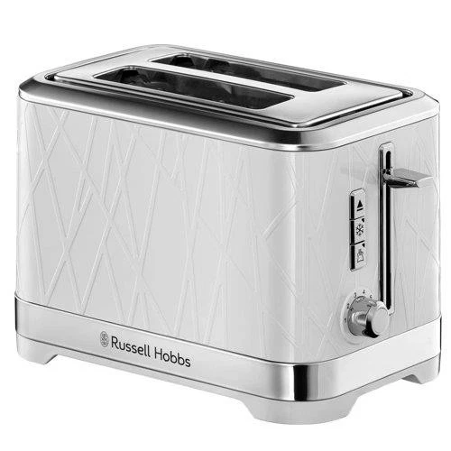 RUSSELL HOBBS TOASTER Structure Contemporary Design 2 Slice White ...