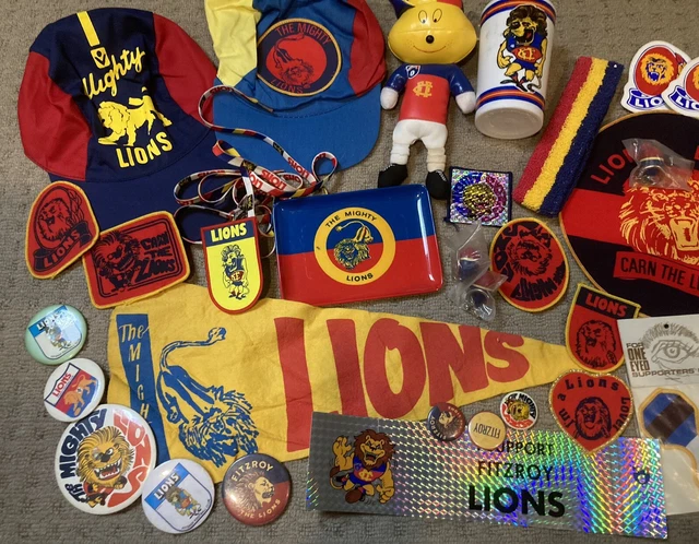 ORIGINAL VFL 80S & AFL 80s Fitzroy Merchandise/Colectables Lot $120.00 ...