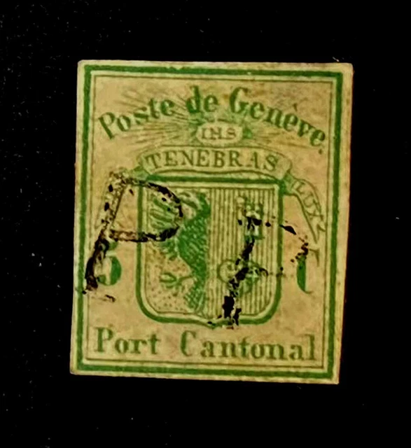 SUISSE : ÉPOQUE Classique Genève Son Du Timbre Canton EUR 67,16 ...