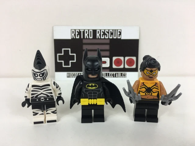 LEGO ZEBRA MAN Batman Tarantula Minifigure Bundle 70907 SH322 SH323 ...