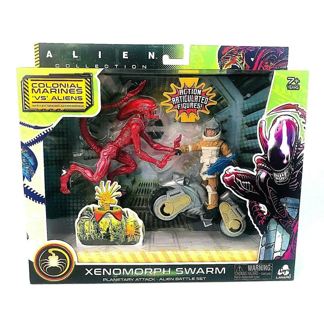 ALIEN COLLECTION XENOMORPH Swarm Planetary Attack Rare Red Alien ...