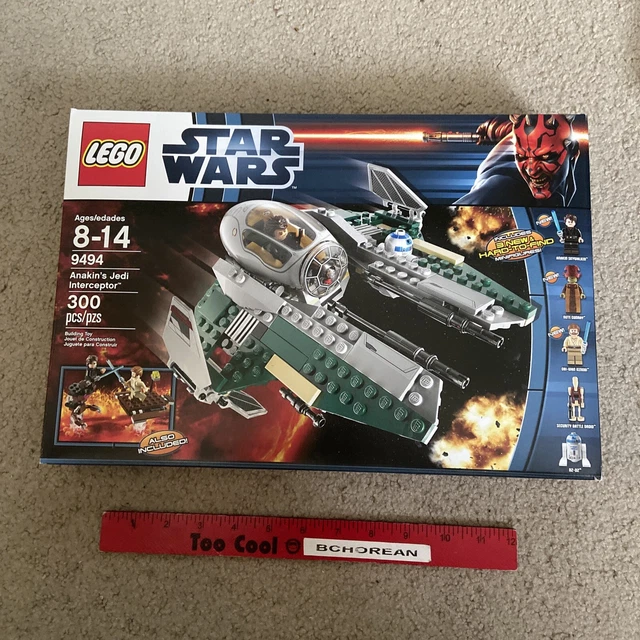LEGO 9494 STAR WARS Anakin's Jedi Interceptor Clone Wars Retired Set ...