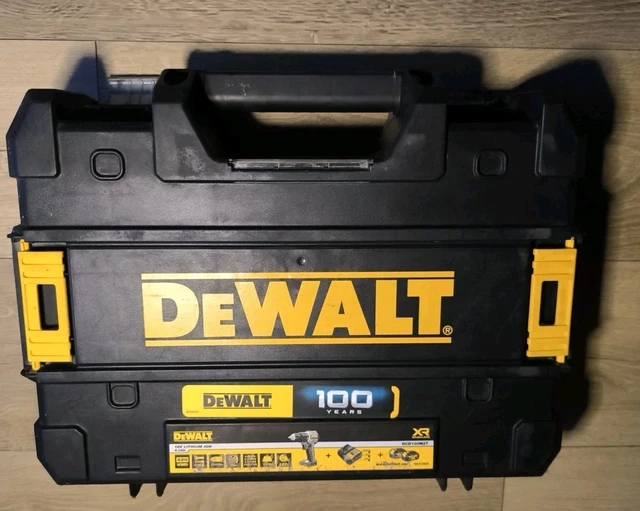DEWALT DCD100 BLACK 18v XR Brushless Compact Combi Hammer Drill & 2,0Ah ...