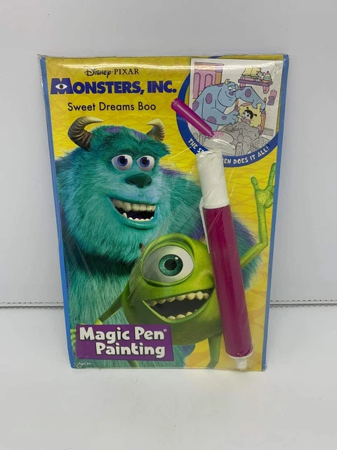 DISNEY PIXAR MONSTERS, Inc. Activity Magic Pen Painting Book 2013 NEW ...
