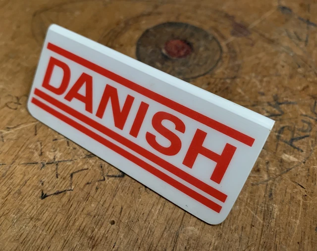 DANISH ORIGINAL LONDON Butchers Counter Tag 1940's-70s Vintage £22.00 ...