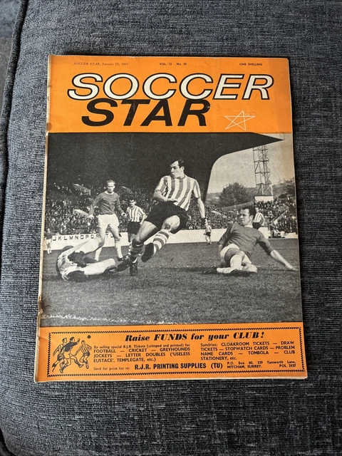 SOCCER STAR MAGAZINE - 29 Jan 1965 - Workington team group £3.99 ...