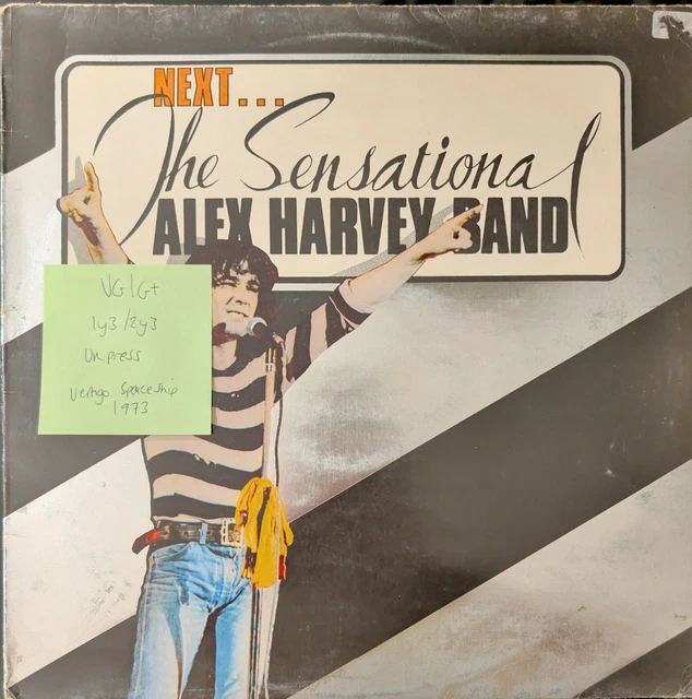 THE SENSATIONAL ALEX Harvey Band Next Vinyl Record VG/G+ ACB00225 1973 ...