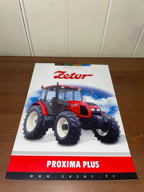 BROCHURE PROSPEKT PROSPECTUS TRACTEUR ZETOR PROXIMA + tractor-ursus-traktor-ih EUR 6,99 ...