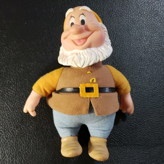 DISNEY/APPLAUSE SNOW WHITE Seven Dwarfs Happy dwarf plush figure-6 ...