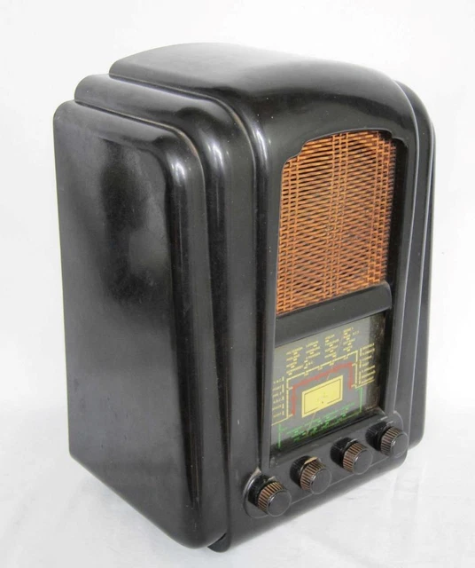VINTAGE FERRANTI 145 BAKELITE RADIO Circa 1945 wireless valve tube EUR ...