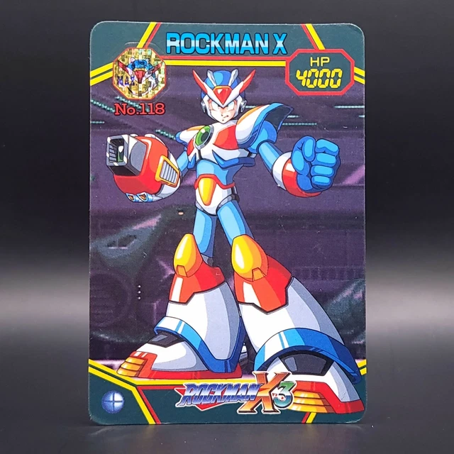 MEGA MAN X Megaman X3 No.118 Card 1995 BANDAI CAPCOM Japanese Game Rare ...
