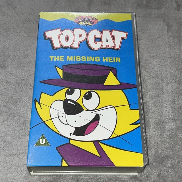 TOP CAT THE Missing Heir VHS Video Tape Children's Vintage Cartoon ...